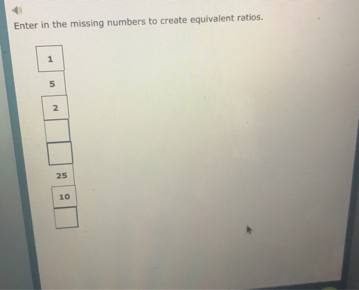 Solved Enter in the missing numbers to create equivalent | Chegg.com