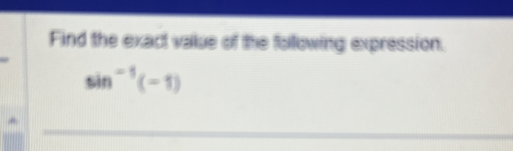 Solved Find the eract value of the following | Chegg.com
