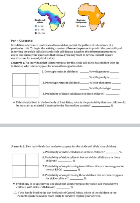 Solved Part 1 Questions: Mendelian inheritance is often used | Chegg.com