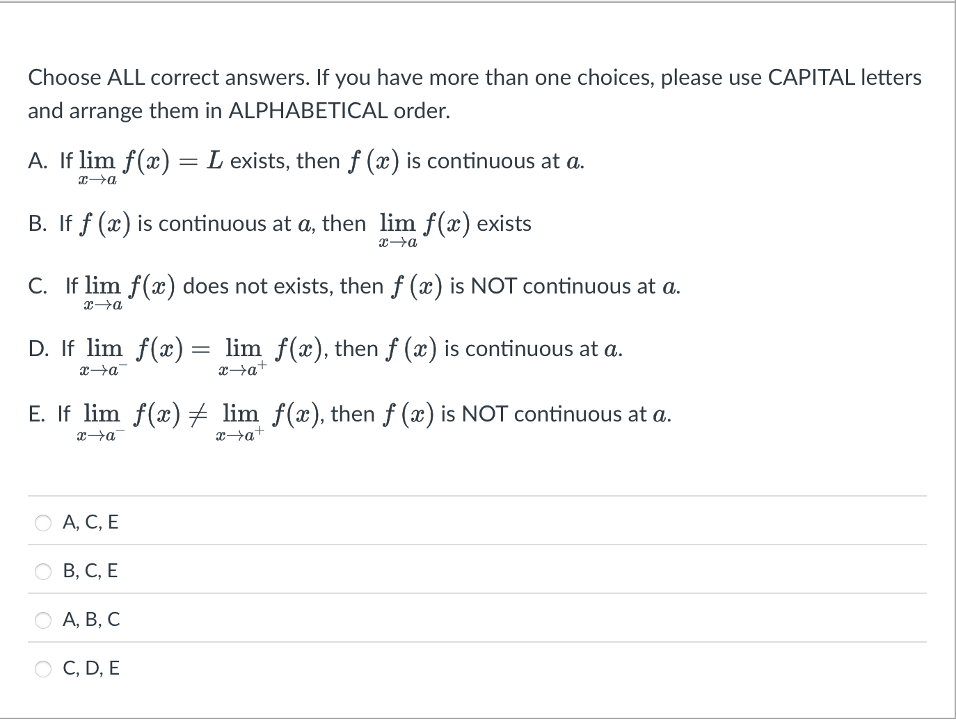Solved Choose ALL correct answers. If you have more than one | Chegg.com