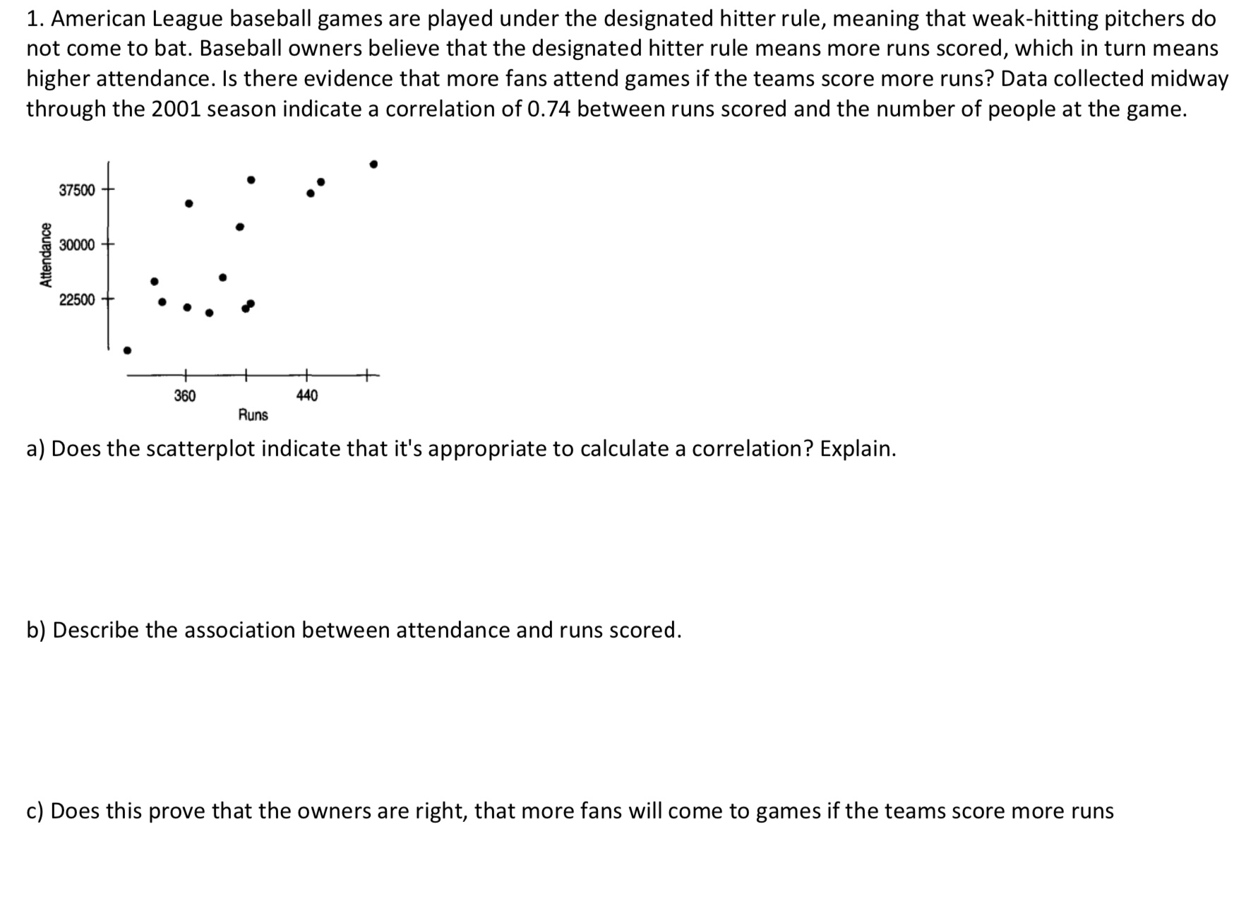 Solved American League baseball games are played under the | Chegg.com