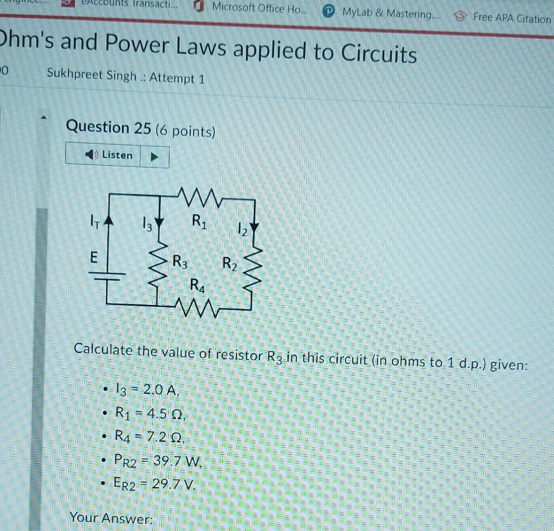 Solved Calculate the value of resistor R3 in this circuit | Chegg.com