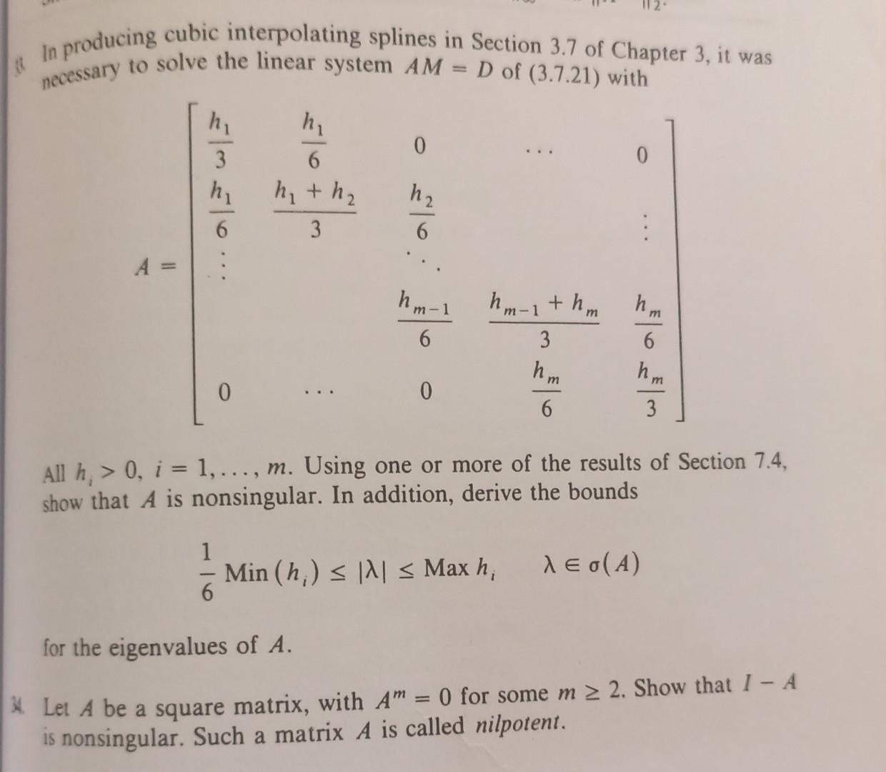 Solved 19. Recall the notation used in Theorem 7.5 on the | Chegg.com
