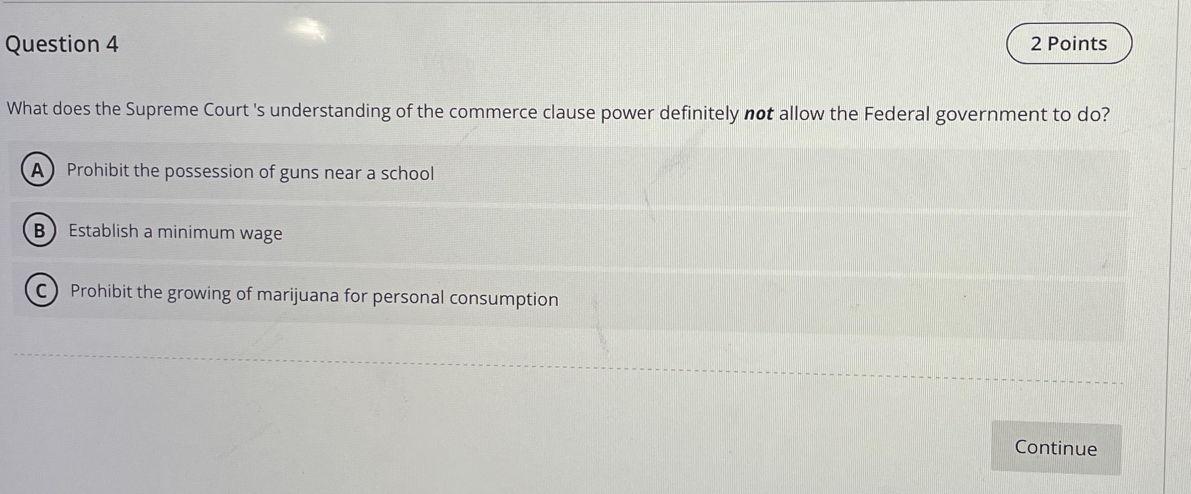 Solved Question 42 ﻿PointsWhat does the Supreme Court 's | Chegg.com