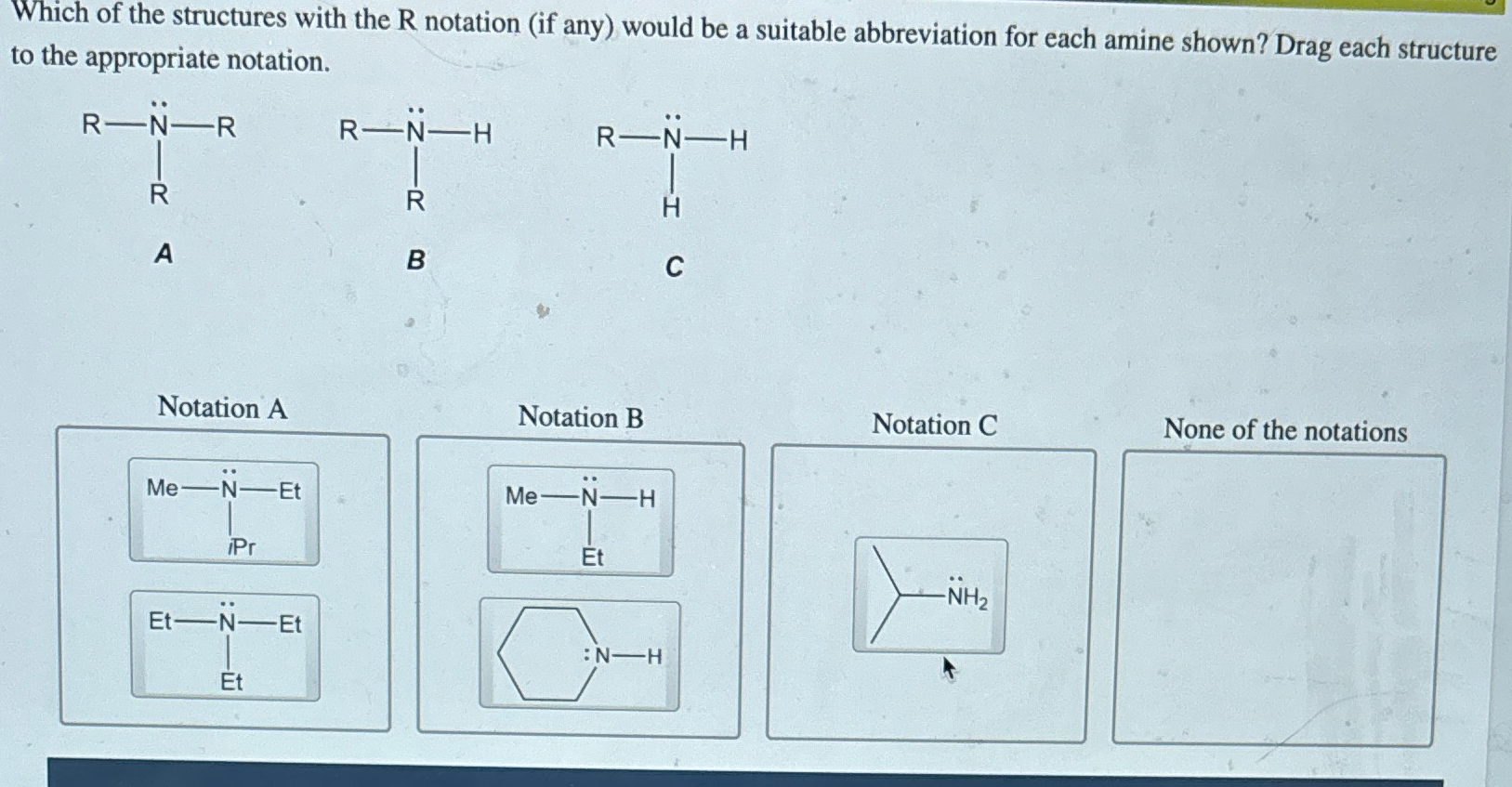 Solved Which of the structures with the R ﻿notation (if any) | Chegg.com