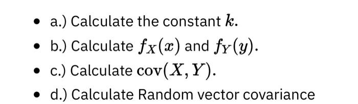 Solved d.) Calculate Random vector covariance matrix | Chegg.com