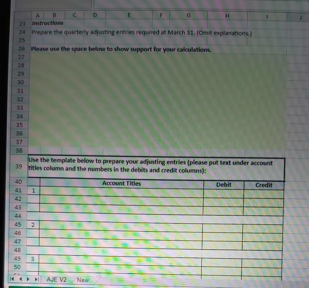 Solved 1 AJE (Version 2) On March 31, 2020, Easy Rental | Chegg.com