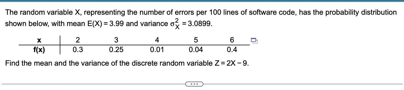 Solved The Random Variable X ﻿representing The Number Of 
