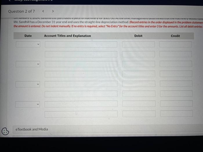 Prepare all necessary journal entries for 2024,2025 , | Chegg.com