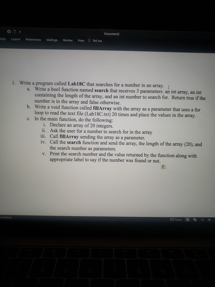 Solved Document2 Tell me ign Layout References Mailings | Chegg.com