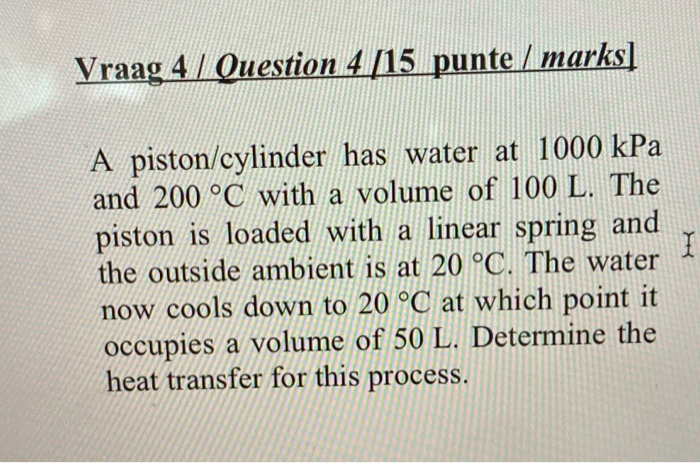 Solved Vraag 4 | Question 4 /15 punte / marks] A | Chegg.com
