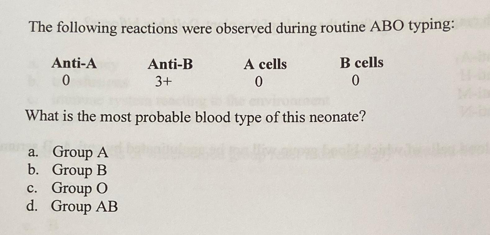 Solved The following reactions were observed during routine | Chegg.com