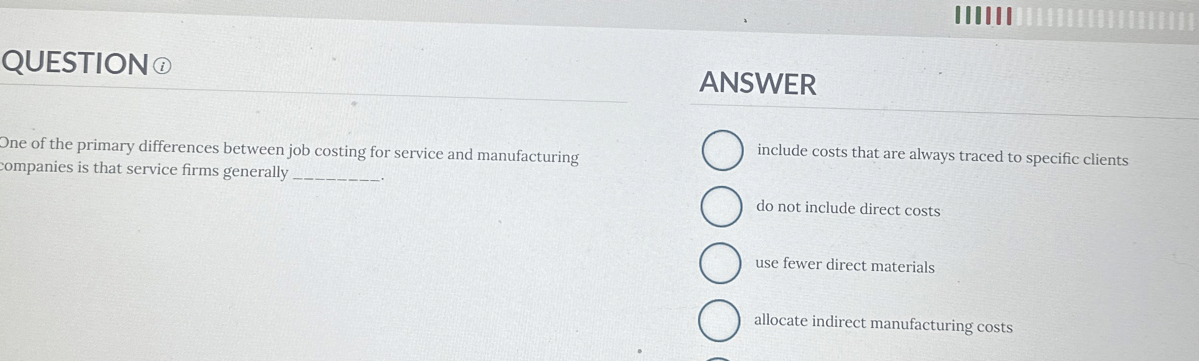 Solved QUESTION (i)One of the primary differences between | Chegg.com