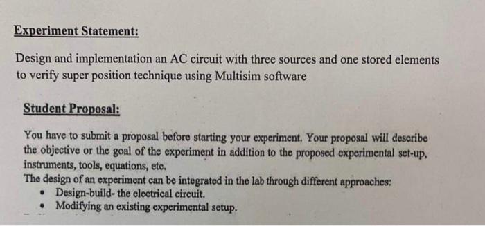 Solved draw the circuit in Multisim!if you answer right, | Chegg.com