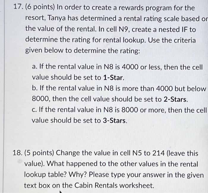 Solved 17. (6 points) In order to create a rewards program | Chegg.com