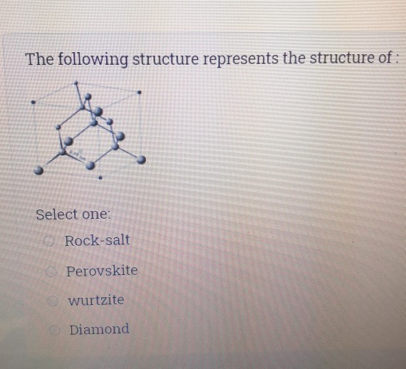 Solved The following structure represents the structure of : | Chegg.com