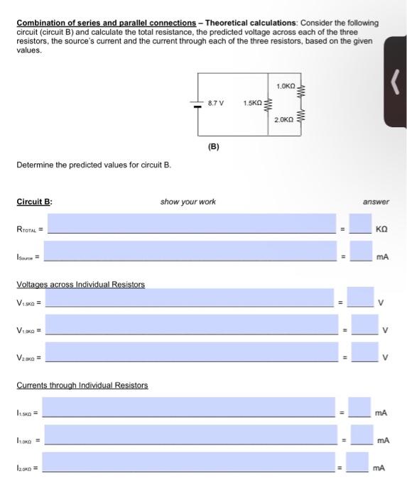 Solved Combination of series and parallel connections - | Chegg.com