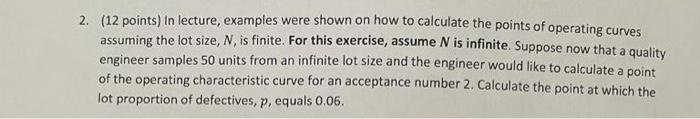Solved 2. (12 points) In lecture, examples were shown on how | Chegg.com