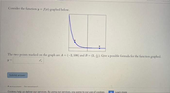 Solved Consider the function y=f(x) graphed below. The two | Chegg.com
