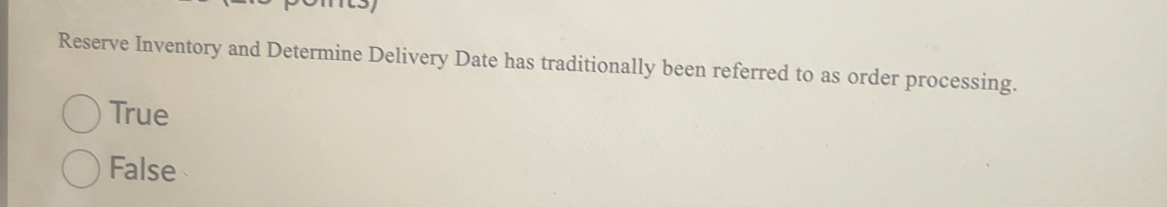 Solved Reserve Inventory and Determine Delivery Date has | Chegg.com