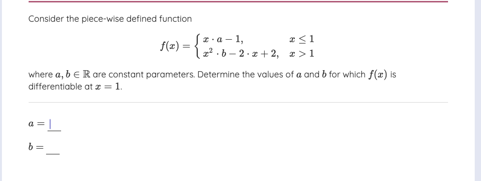 Solved Consider the piece-wise defined | Chegg.com