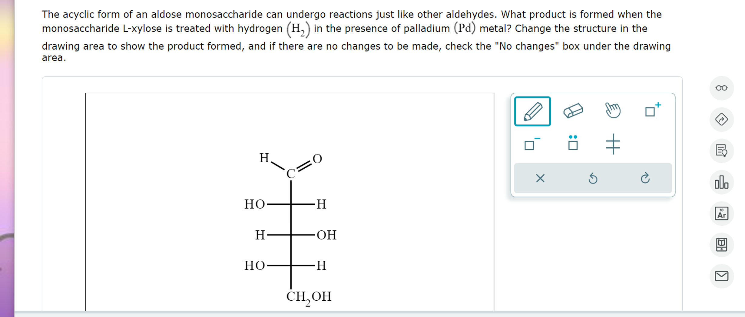Solved The acyclic form of an aldose monosaccharide can | Chegg.com