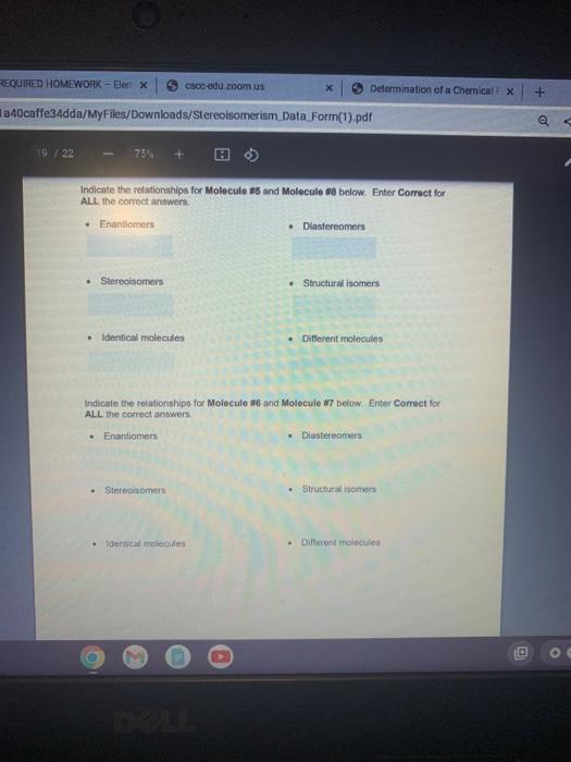 Solved C. Formula C H Br CI CH CI I 1. There are four | Chegg.com