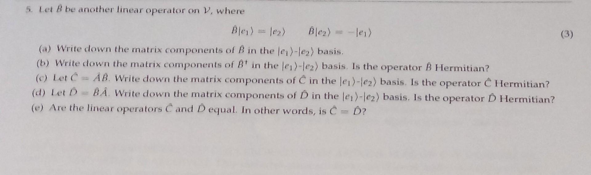 Solved Let V be a two dimensional complex inner product | Chegg.com