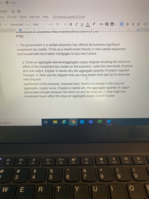 Solved Maps KAM ert Format Tools Add-ons Help All changes | Chegg.com