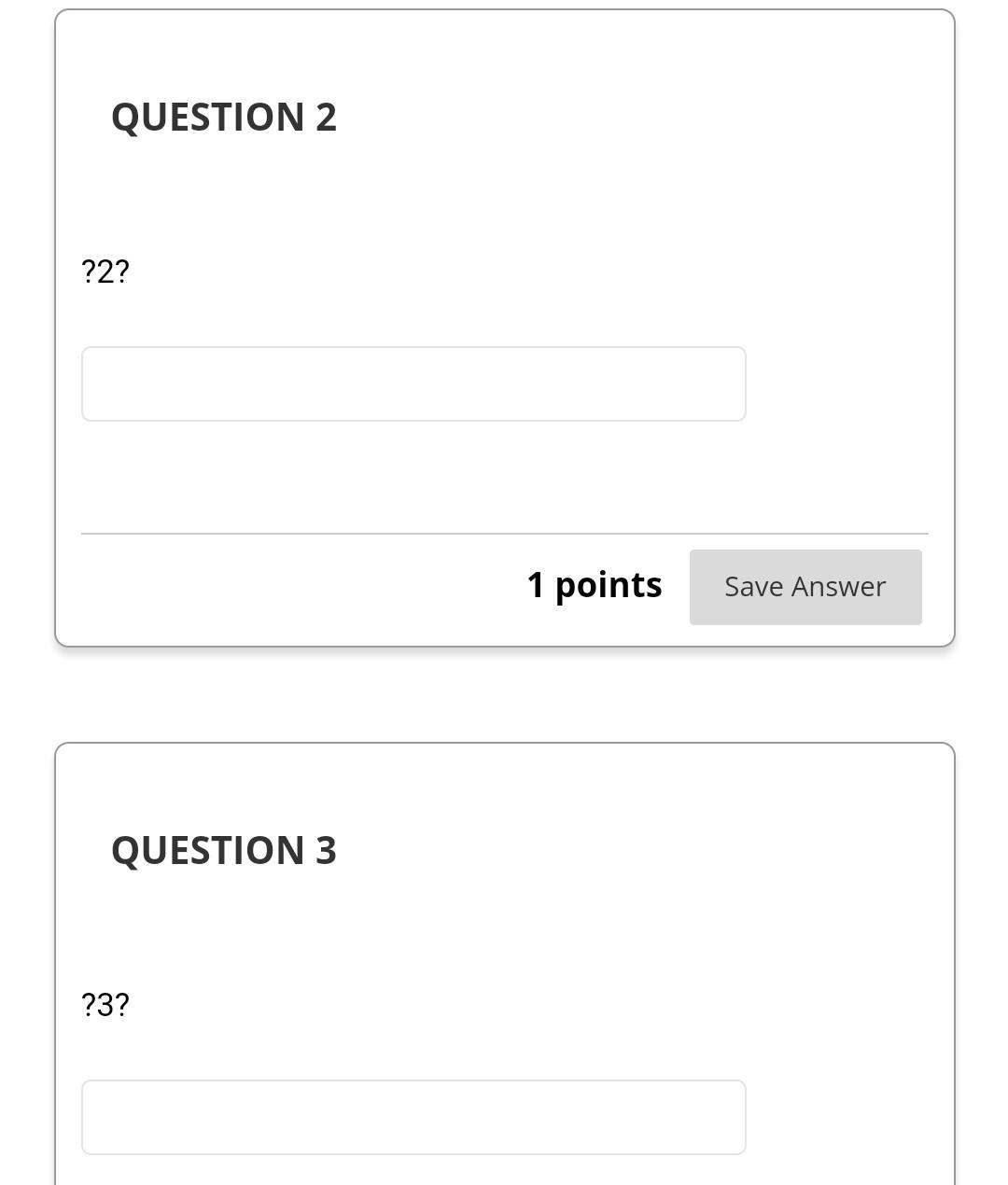 QUESTION 2 ?2? 1 points Save Answer QUESTION 3 | Chegg.com