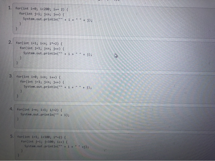 Solved for(int i=0; i