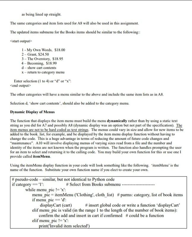 Solved In this assignment you make improvements to the A8 | Chegg.com