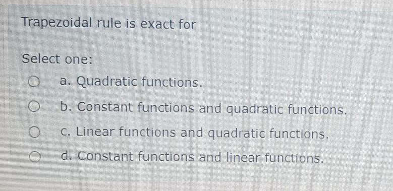 Solved What form does the truncation error take for the | Chegg.com