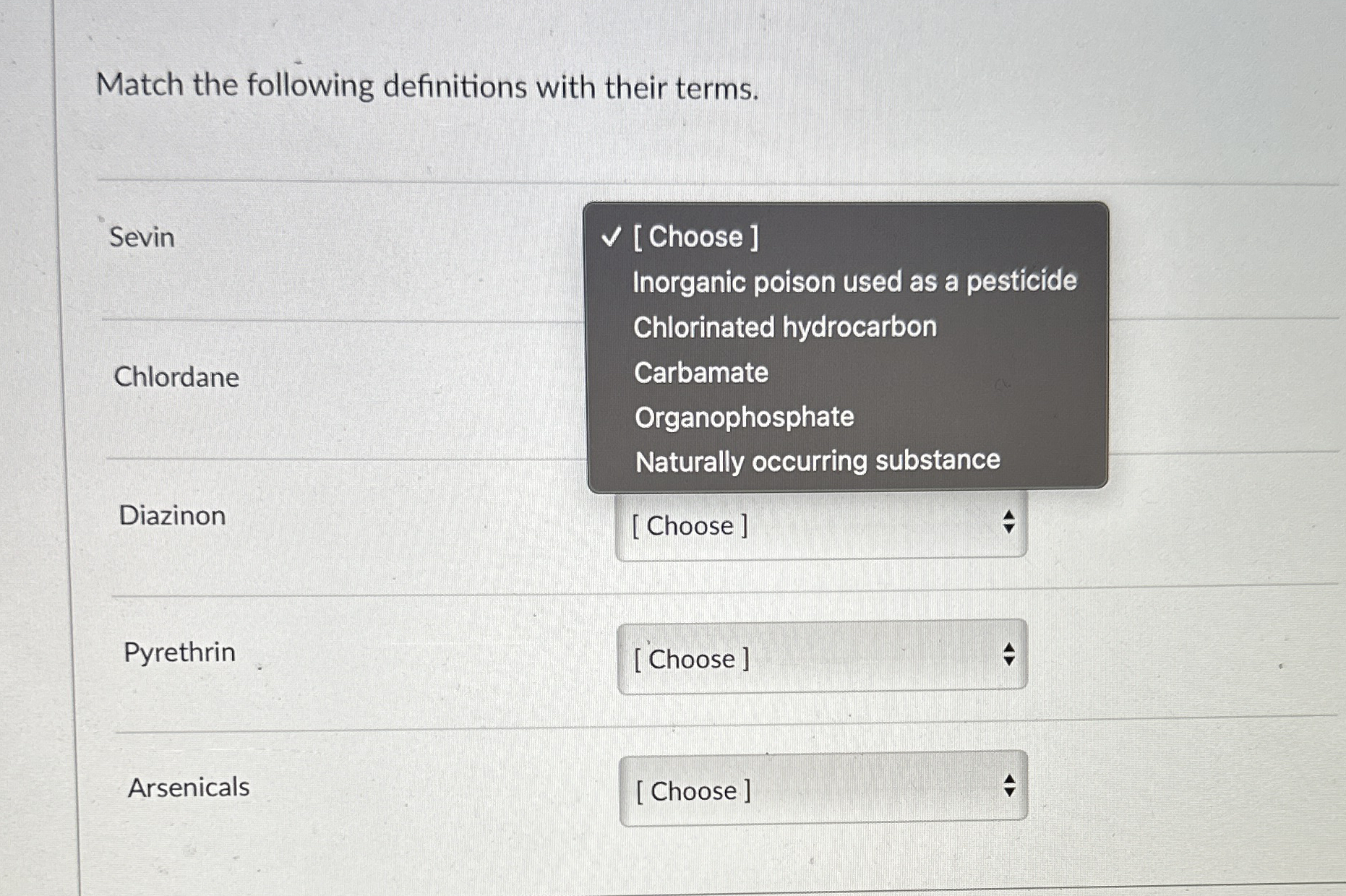Solved Match the following definitions with their | Chegg.com