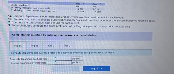 Solved Exercise 17-10 (Algo) Using departmental overheod | Chegg.com
