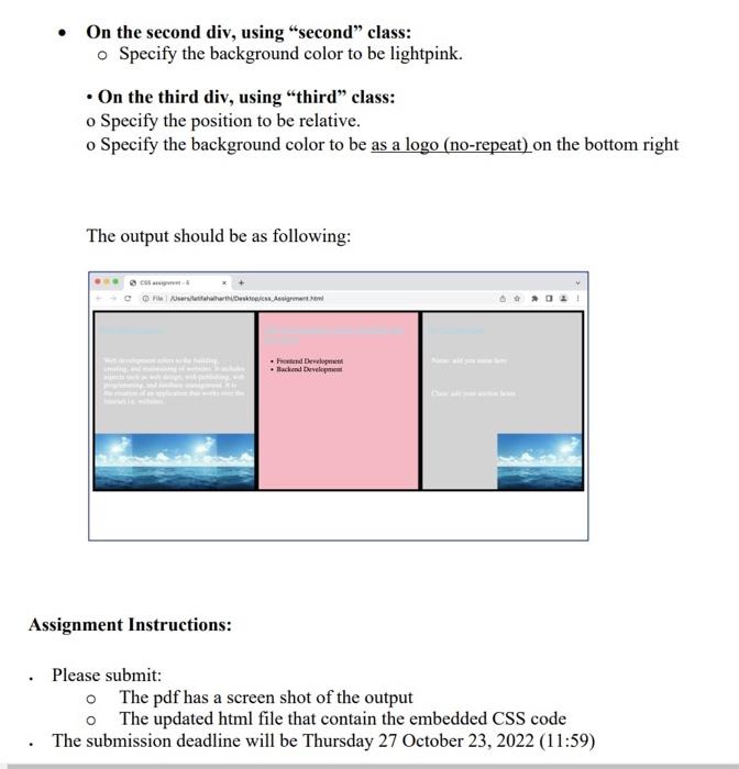 Solved 1- HTML instructions: Add your name and your Id in | Chegg.com