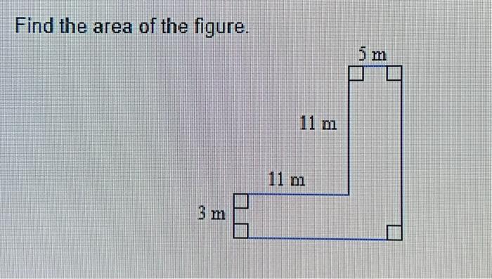 Solved Find the area of the figure. | Chegg.com