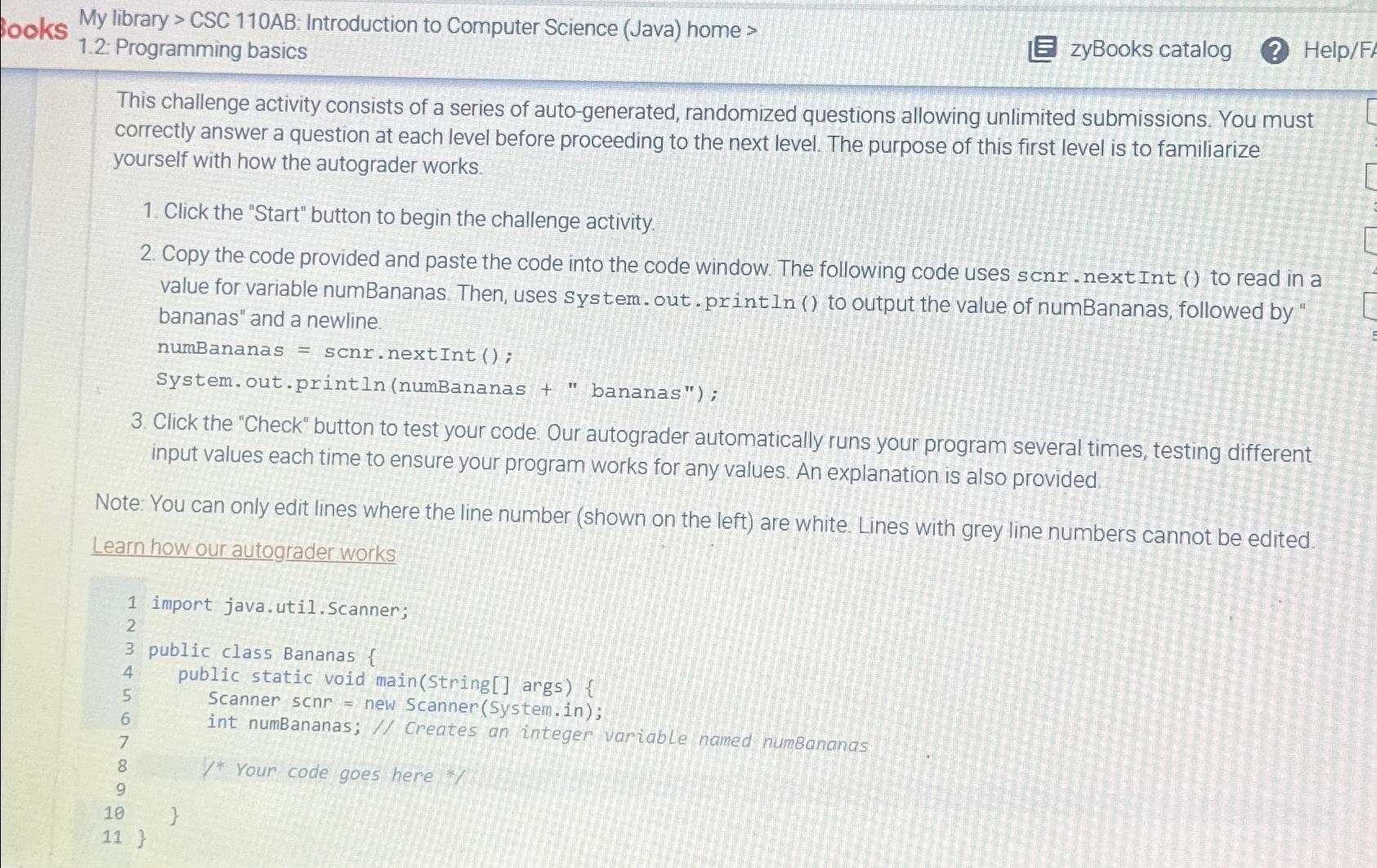 Solved This challenge activity consists of a series of | Chegg.com