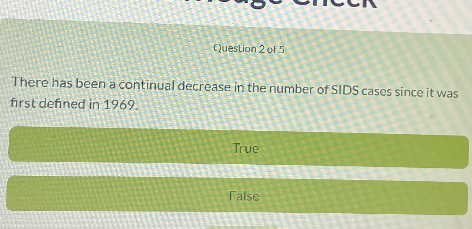 Solved Question 2 ﻿of 5There has been a continual decrease | Chegg.com