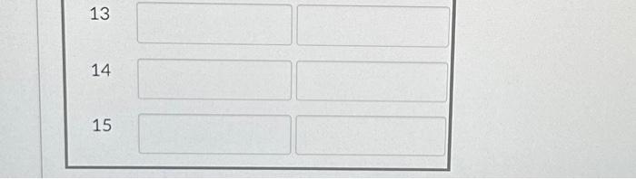 Solved Fill in the following table where column 1 lists | Chegg.com