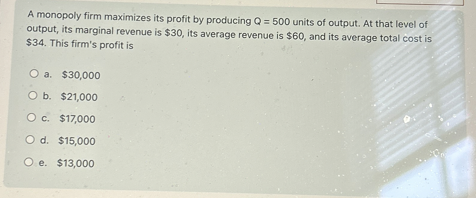 Solved A monopoly firm maximizes its profit by producing | Chegg.com