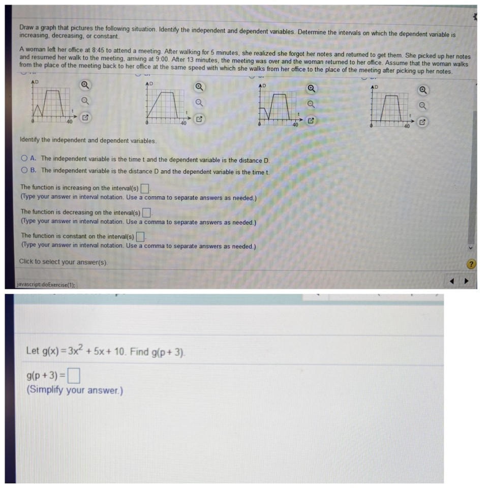 Solved Draw a graph that pictures the following situation. | Chegg.com