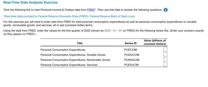 Solved Real-Time Data Analysis Exercise Click the following | Chegg.com