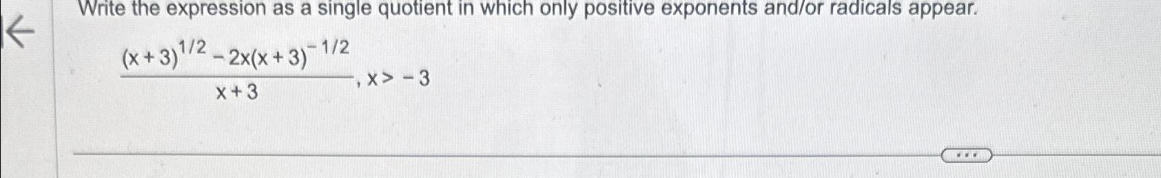 Solved Write the expression as a single quotient in which | Chegg.com