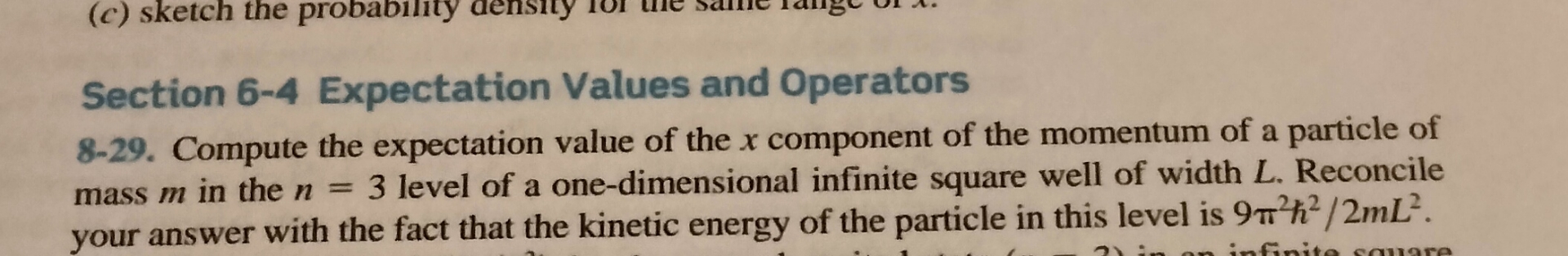 Solved Compute The Expectation Value Of The X component Of