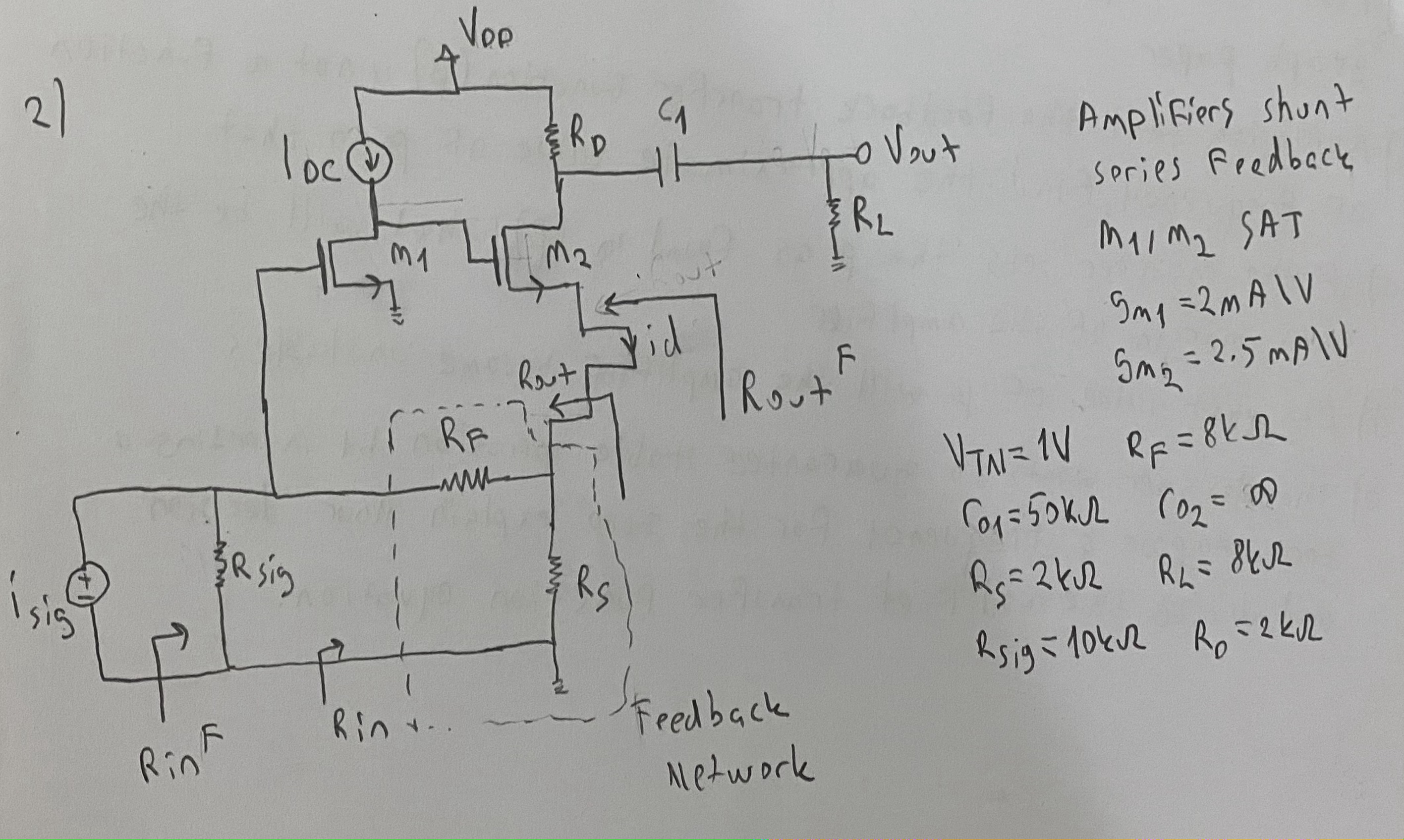 Solved Amplifiers shuntseries | Chegg.com