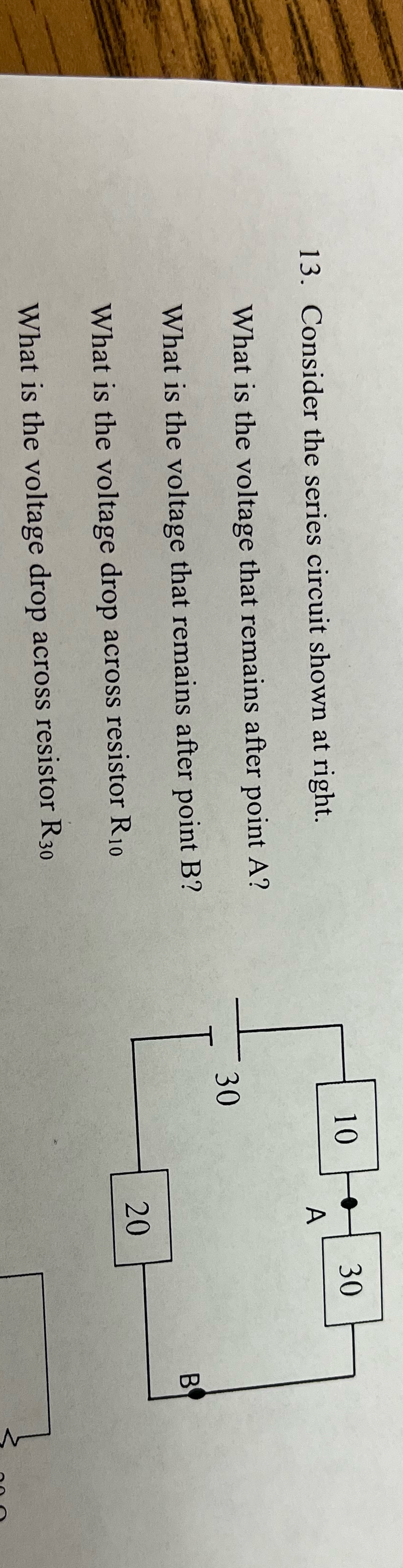 Solved Consider the series circuit shown at right.What is | Chegg.com