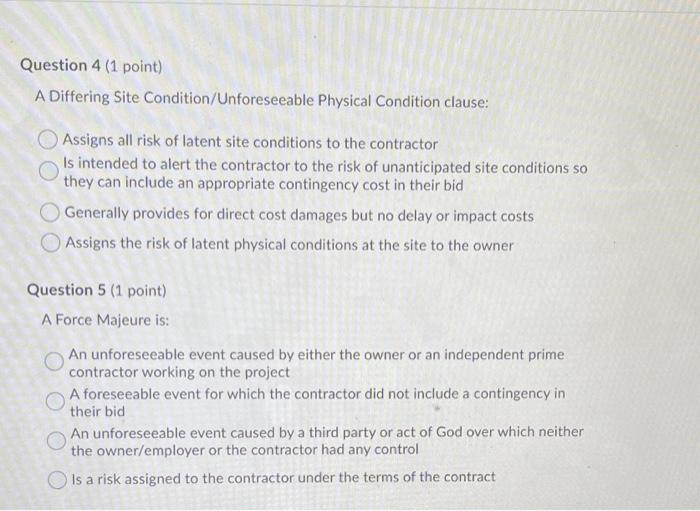 Solved Question 4 (1 point) A Differing Site | Chegg.com