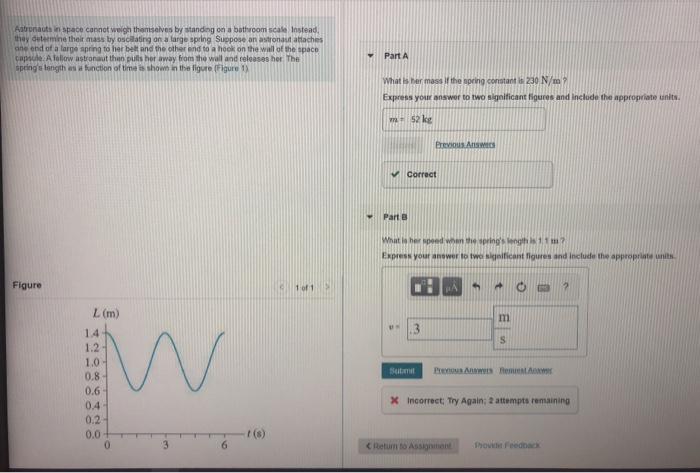Solved Astronauts in space cannot weigh themselves by | Chegg.com