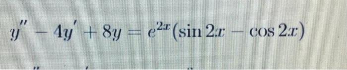 write the form of the particular solution Yp for the | Chegg.com